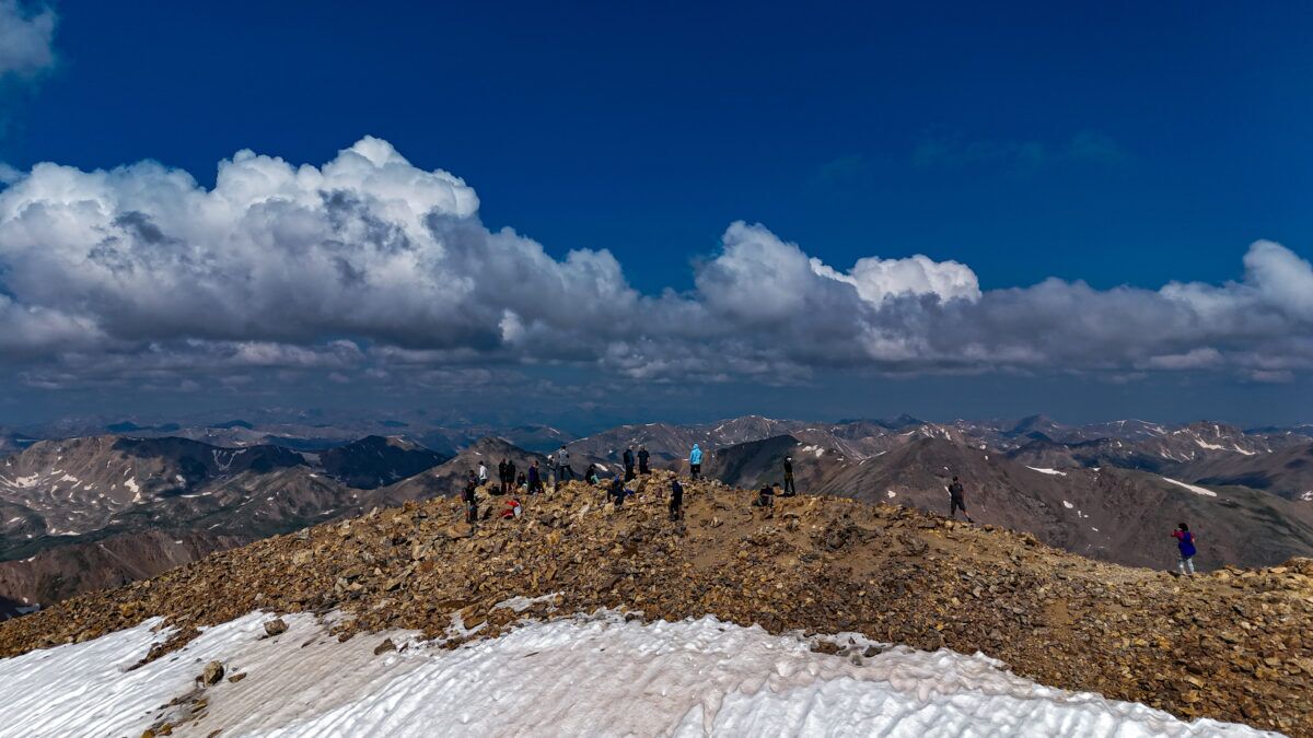 Hiking To The Summit of Mount Elbert in Colorado