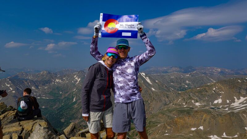 Hiking To The Summit of Mount Elbert in Colorado