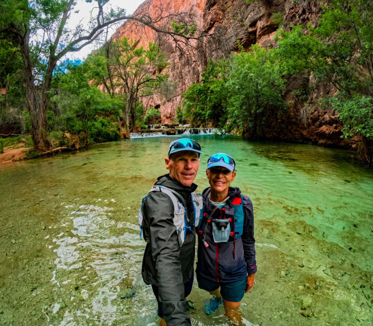 Hiking To The Confluence Havasu Creek Meets the Colorado River