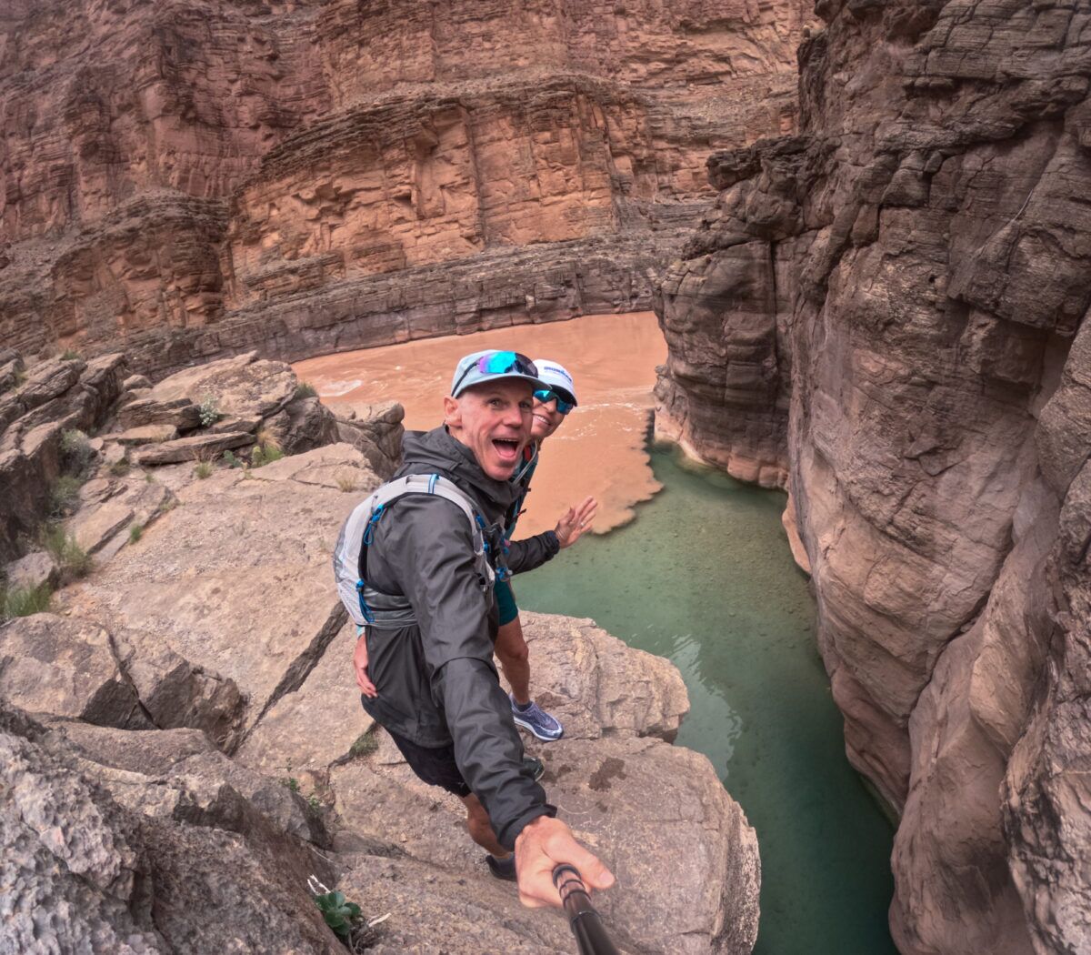 Hiking To The Confluence Havasu Creek Meets the Colorado River