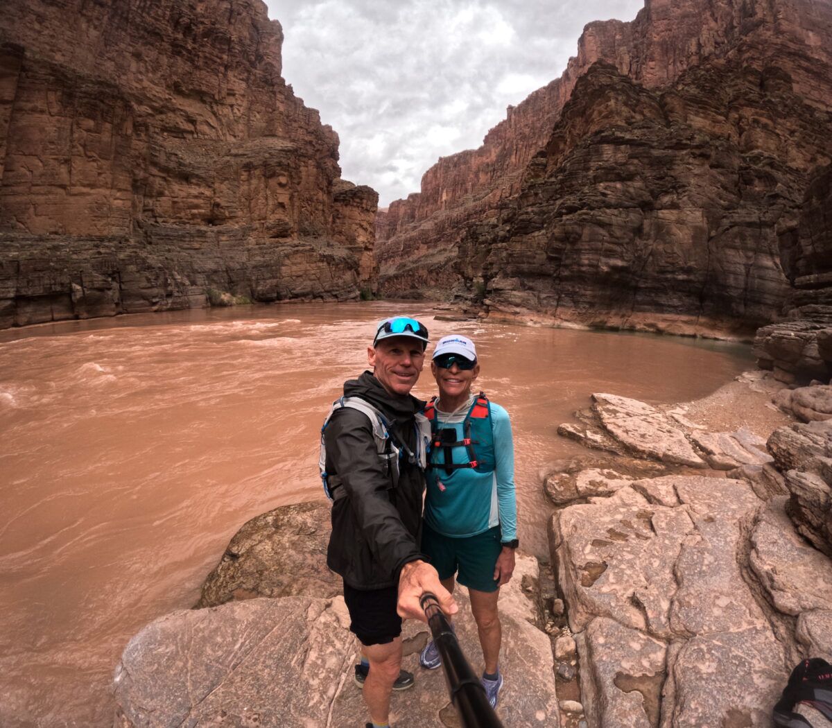Hiking To The Confluence Havasu Creek Meets the Colorado River