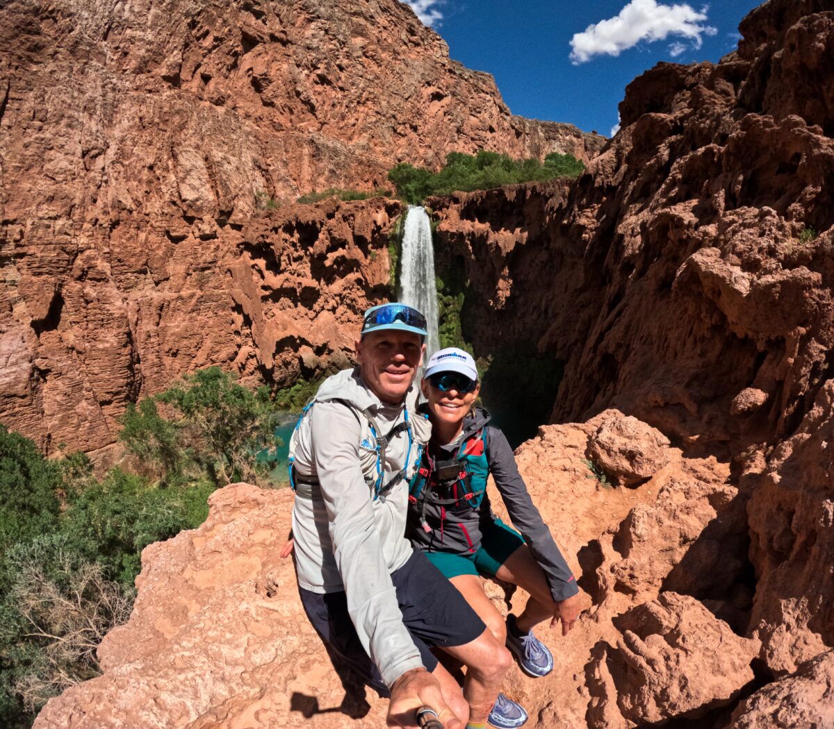 Hiking To The Confluence Havasu Creek Meets the Colorado River